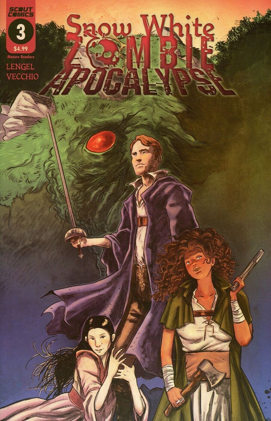 Snow White Zombie Apocalypse #3 Infante Scout Comics 2023 EB167 | Comic ...