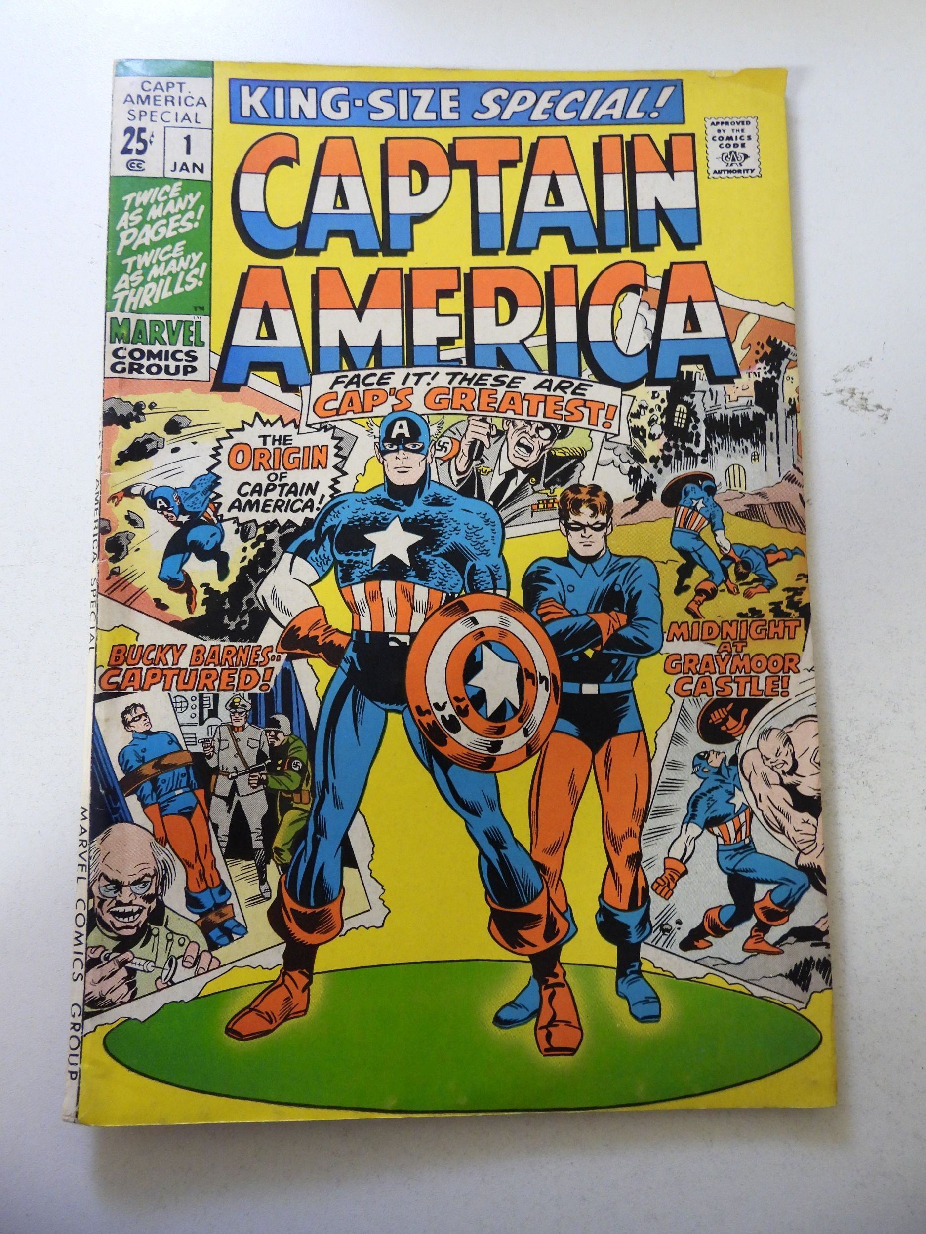 Captain America Annual #1 (1971) FN Condition | Comic Books - Bronze ...