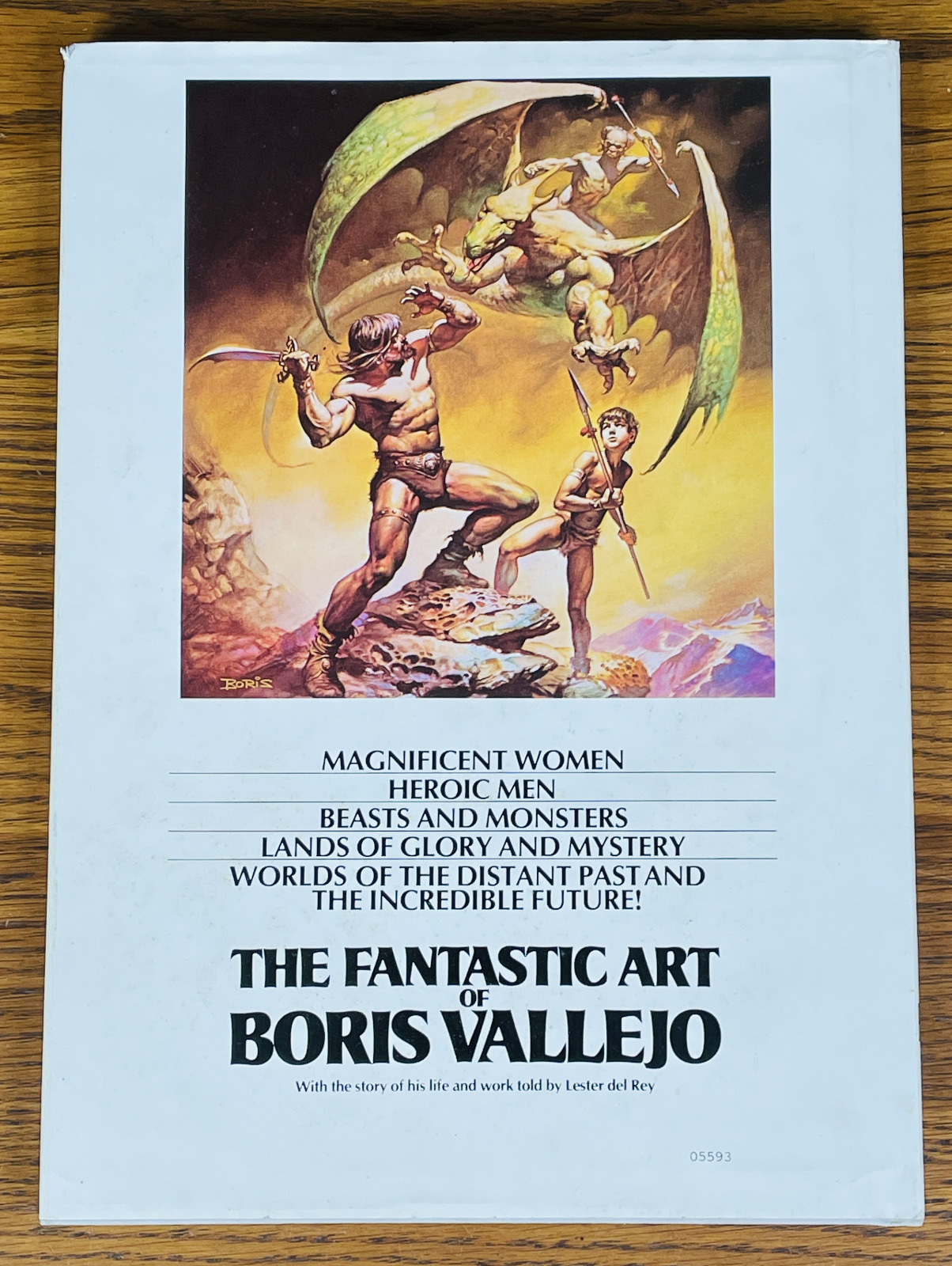 1978 The Fantastic Art Of Boris Vallejo 1st Ballantine Hardcover Book