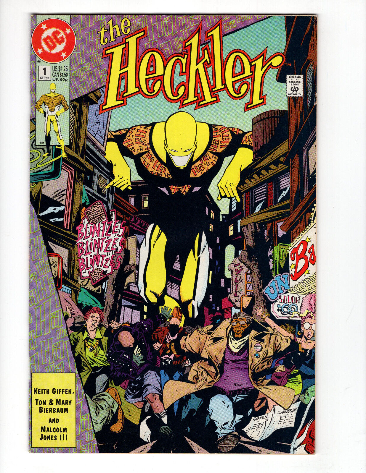 THE HECKLER 1! DC Comics (1992) - Keith Giffen! VF+ | Comic Books ...