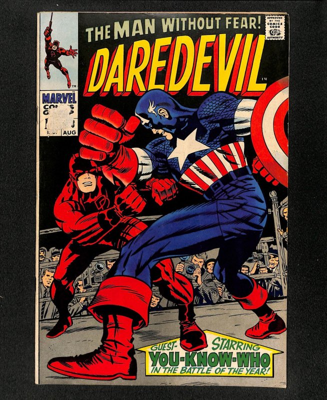 Daredevil #43 Vs. Captain America! | Full Runs & Sets, Marvel ...