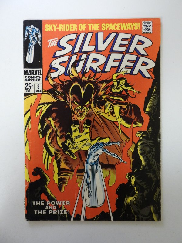 The Silver Surfer #3 (1968) 1st appearance of Mephisto GD/VG 1 1/2 ...
