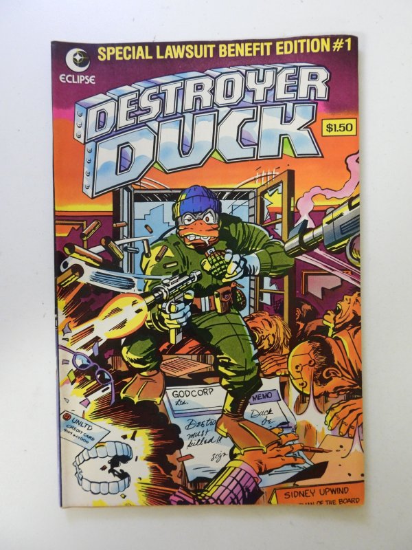 Destroyer Duck #1 (1982) 1st Appearance of Groo the Wanderer VF ...