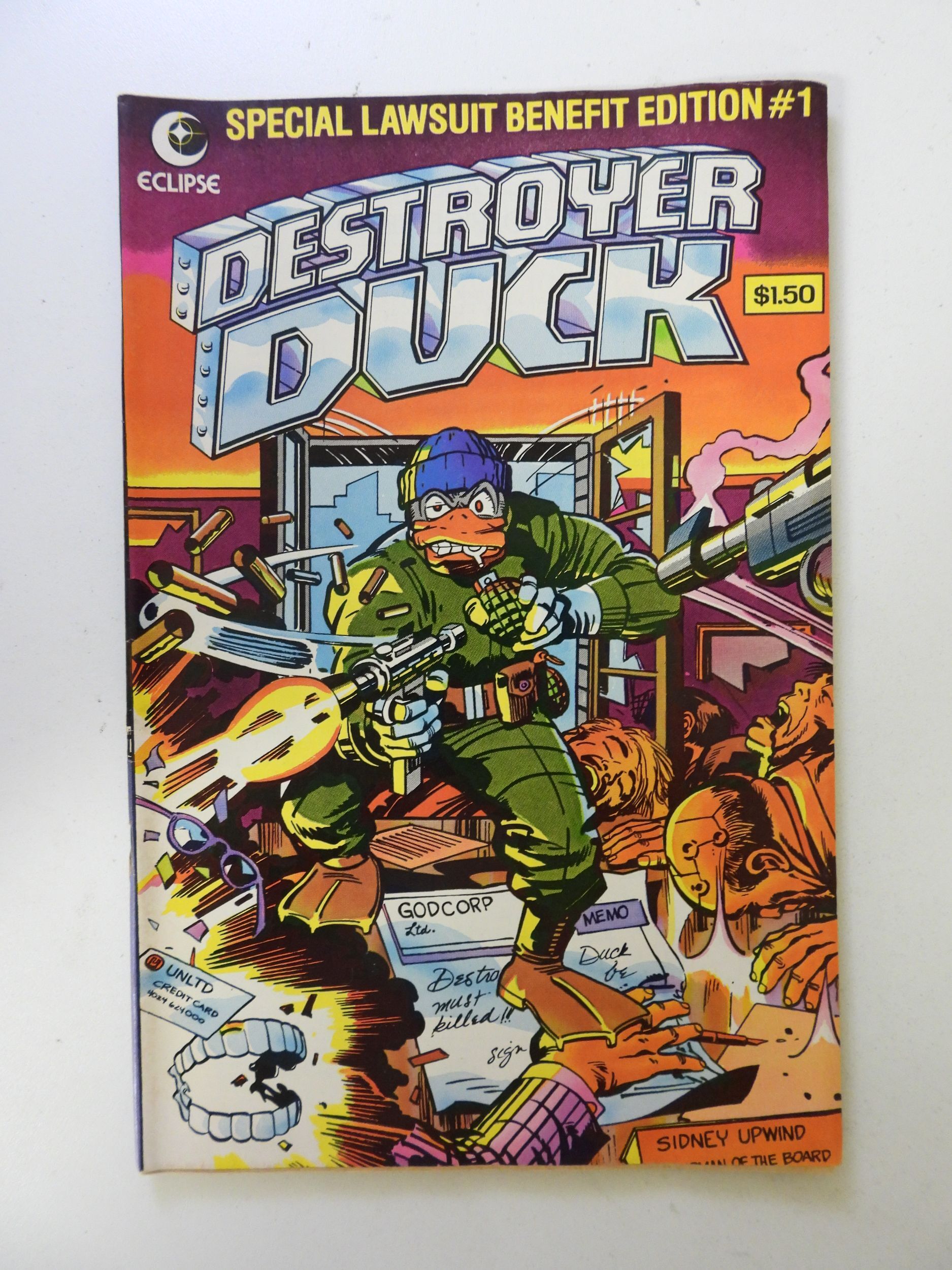 Destroyer Duck #1 (1982) 1st Appearance of Groo the Wanderer VF ...