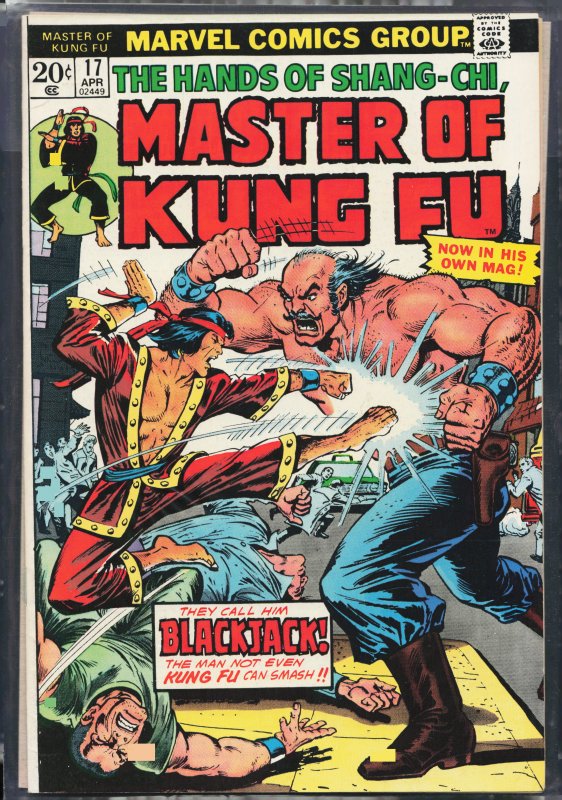 Master of Kung Fu #17 (1974) Master of Kung Fu / Shang-Chi [Key Issue ...