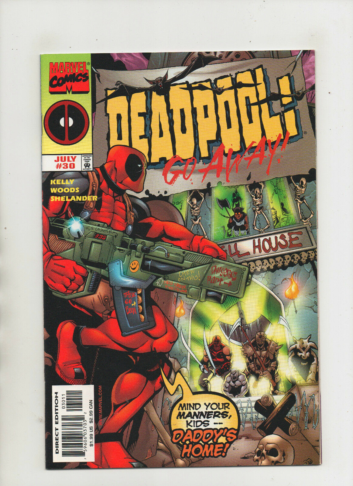 Deadpool #30 - Go Away! - (Grade 9.0) 1999 | Comic Books - Modern Age ...