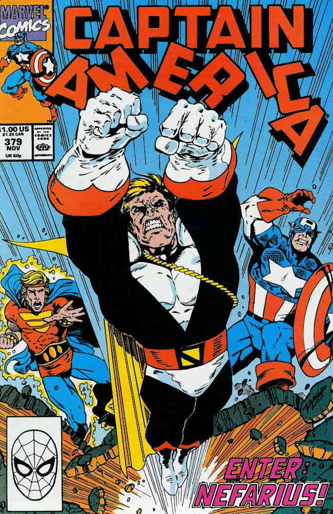 Captain America (1st Series) #379 FN ; Marvel | Nefarius Quasar | Comic ...