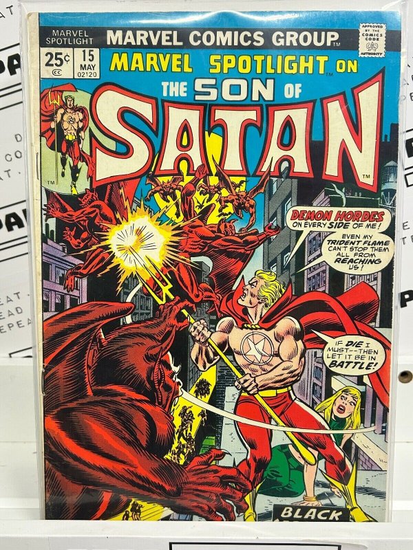 Marvel Spotlight : Son of Satan #15 (1974) Marvel Comics | Steve Gerber ...