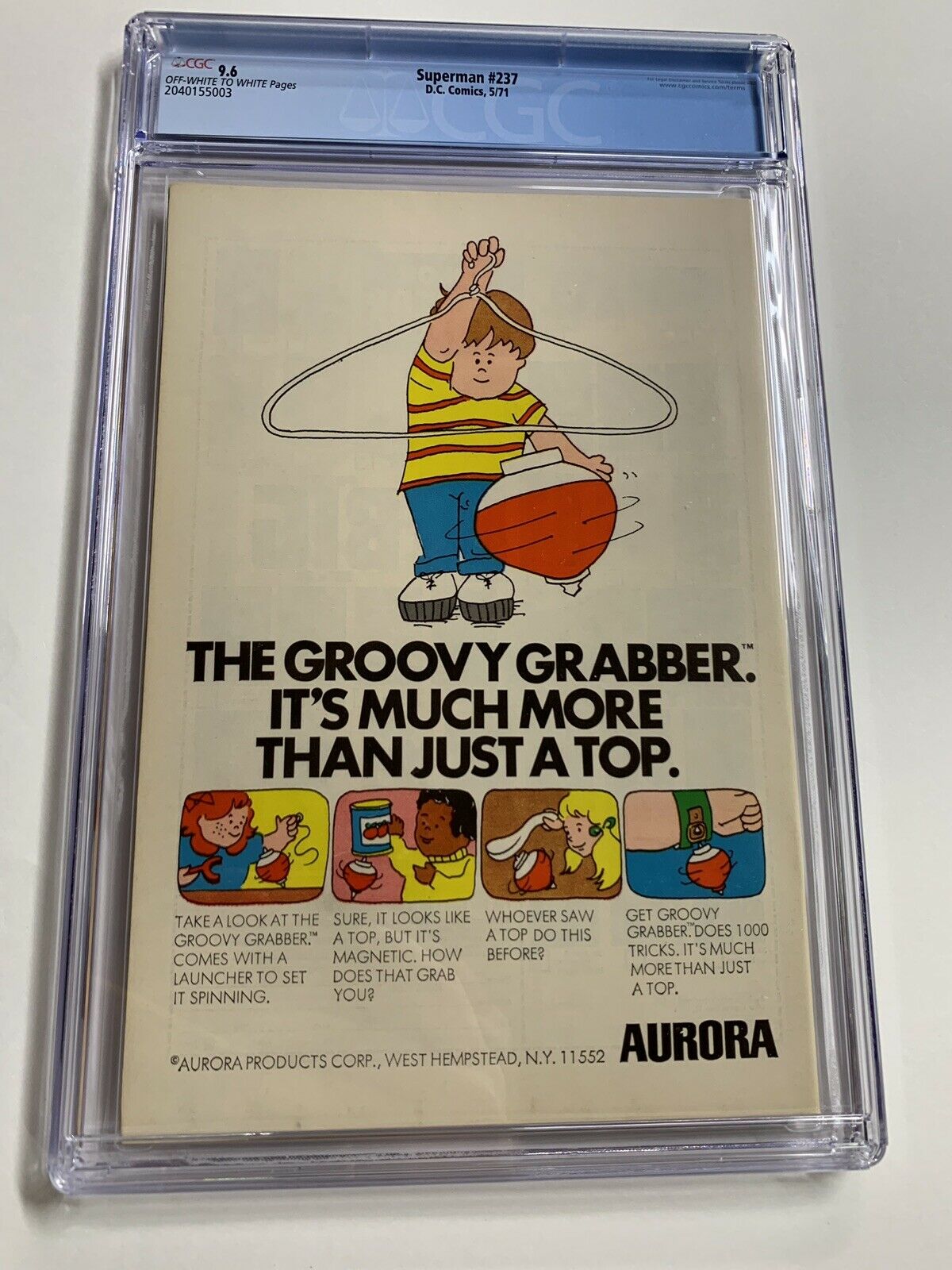 Superman 237 Cgc 9.6 Ow/w Pages Dc Comic Bronze Age | Comic Books ...