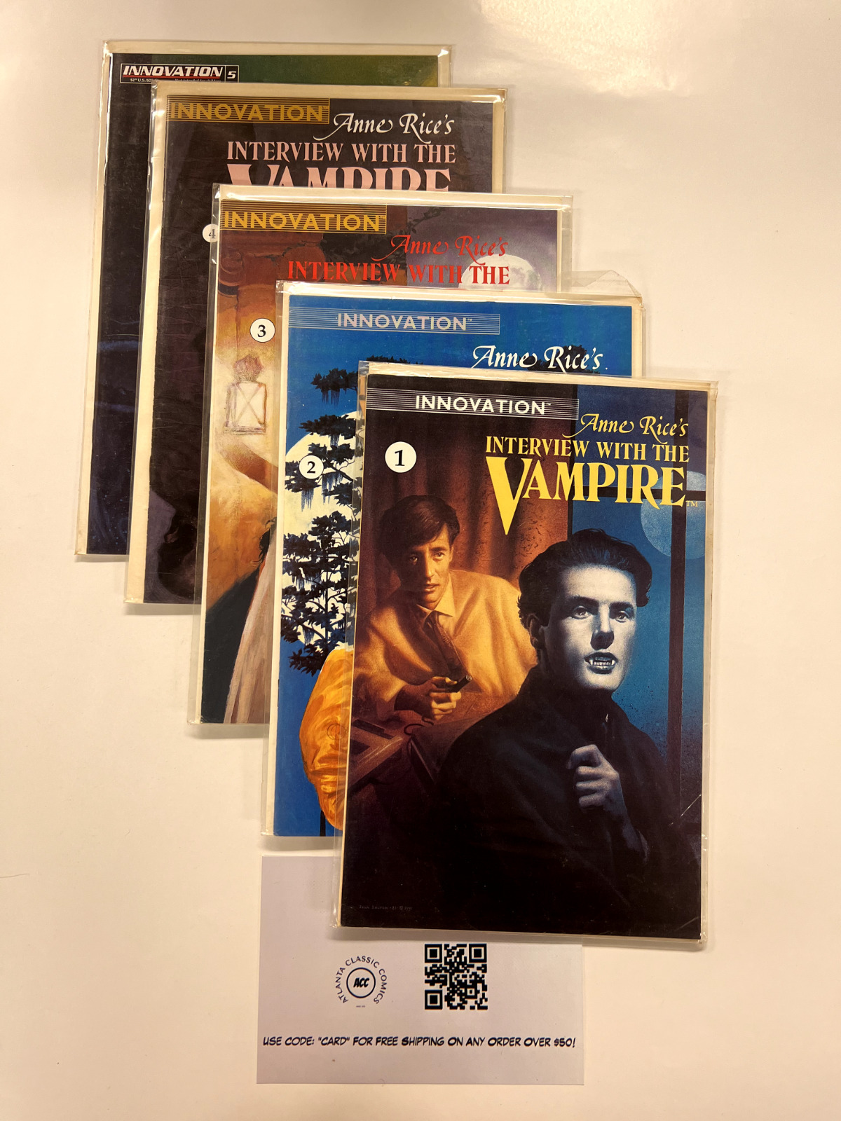 5 Interview With The Vampire Innovation Comic Books # 1 2 3 4 5 71 JS18 ...