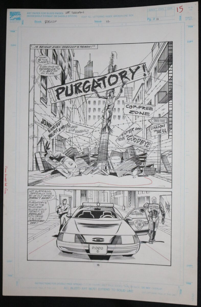 RoboCop #12 p.11/15 - Cop-Free Zone - 1991 Art By Lee Sullivan | Comic ...