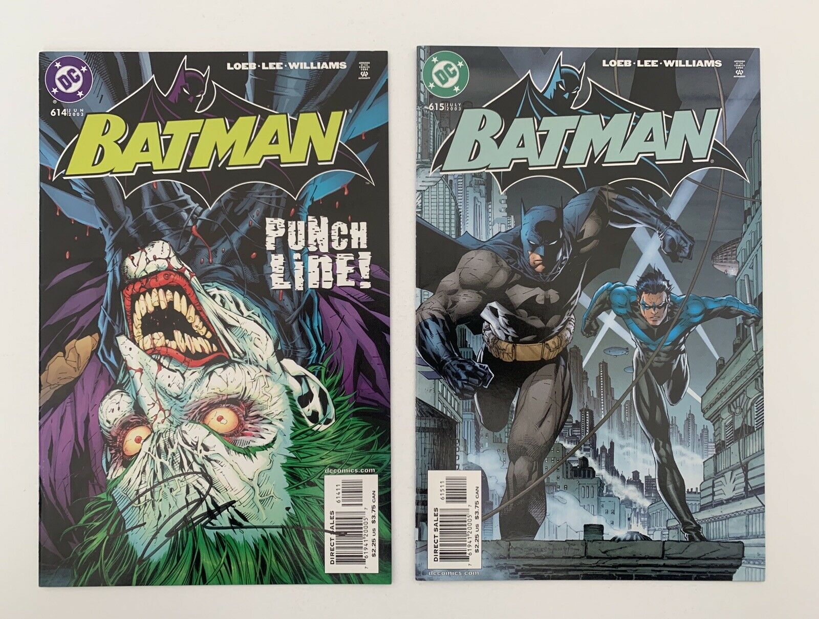 Batman#608-619 VF/NM LOT 2002 'Hush' Full RUN DC Comics Signed by Jim ...