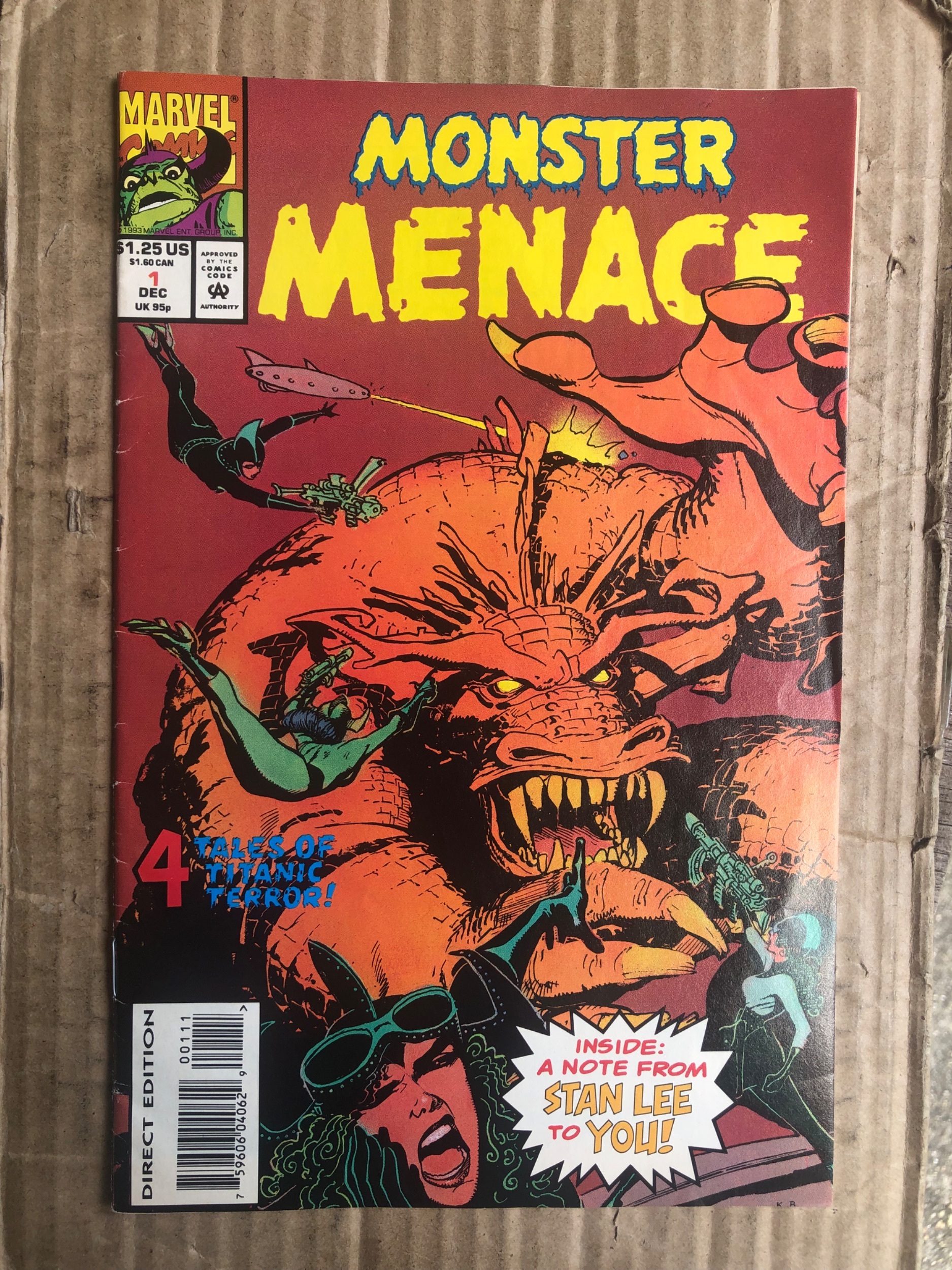 Monster Menace #1 (1993) | Comic Books - Modern Age, Marvel / HipComic