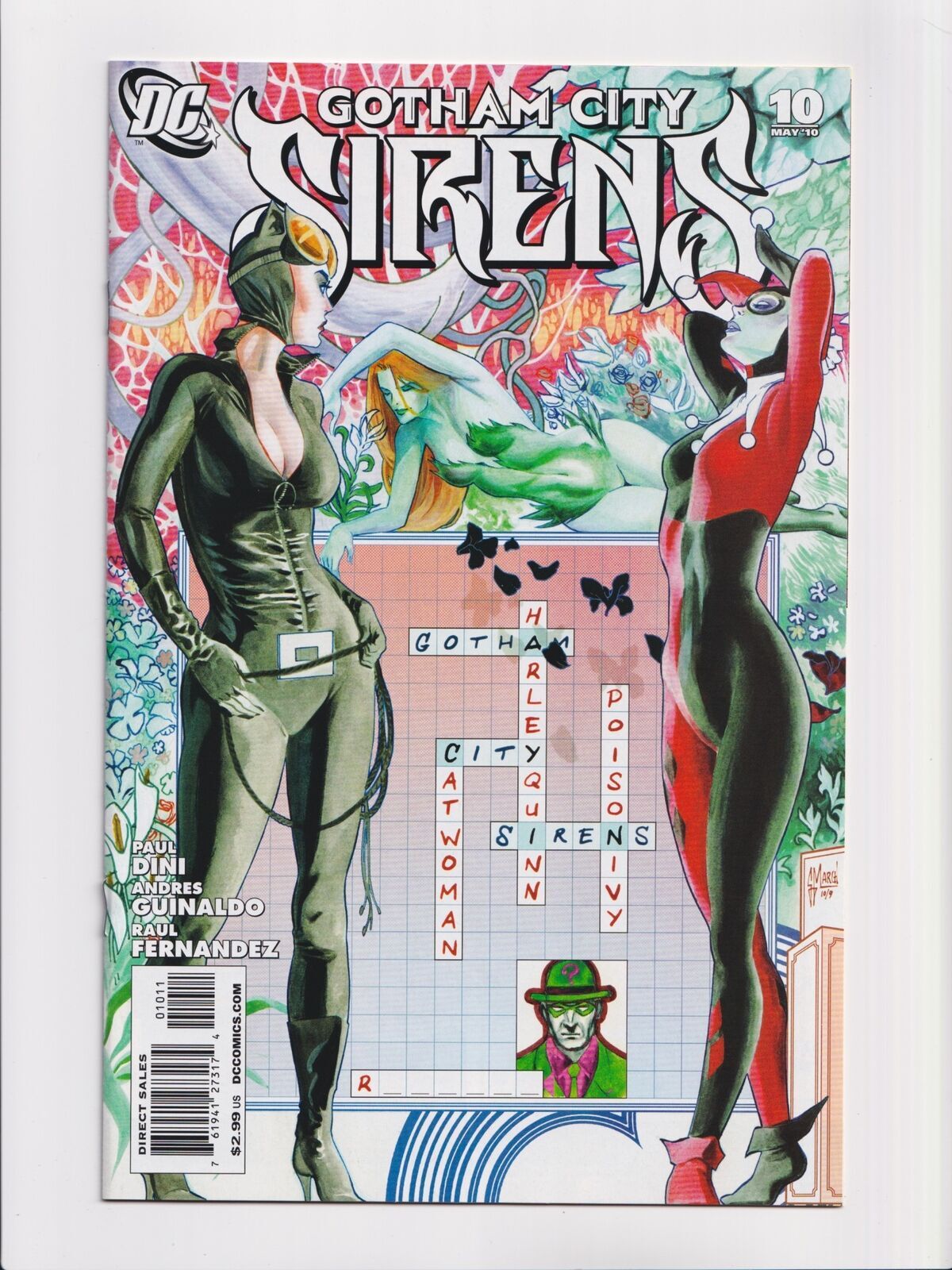 Gotham City Sirens #10 DC Comics 2010 NM Harley Quinn Poison Ivy ...