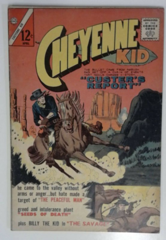 Cheyenne Kid #39 VG+1963 Western Cowboy Comics Bronze Age Comic Book ...