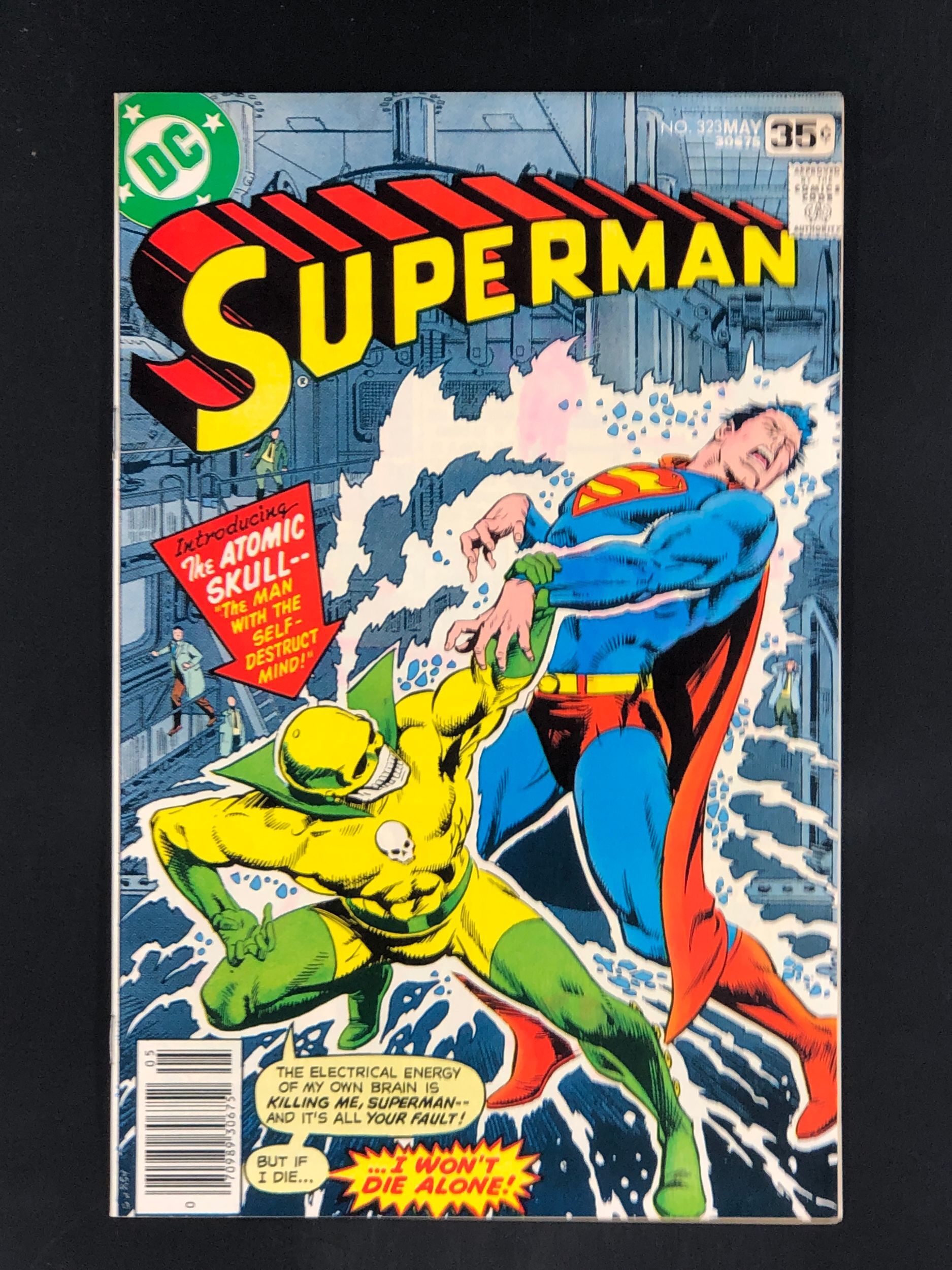 Superman #323 (1978) 1st Appearance and Cover of the Atomic Skull ...