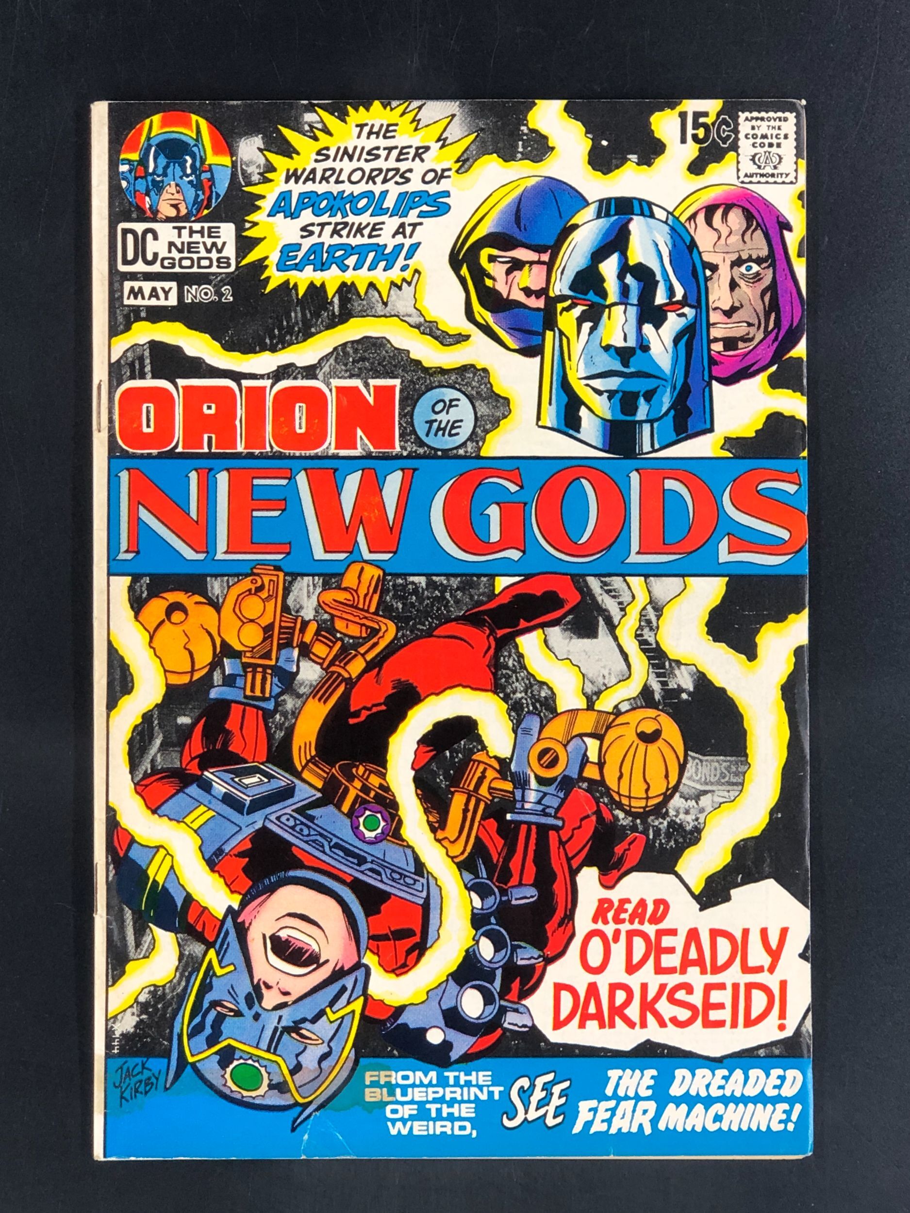 The New Gods #2 (1971) 1st Cover and 2nd Full Appearance of Darkseid ...