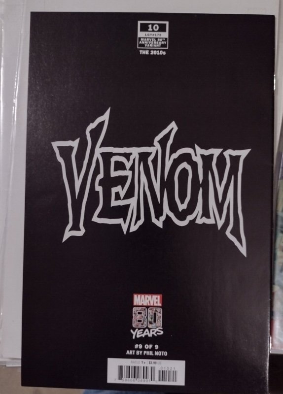 Venom # 10 Legacy 175 2019 Marvel Donnie Cates 80th Anniversary Variant ...