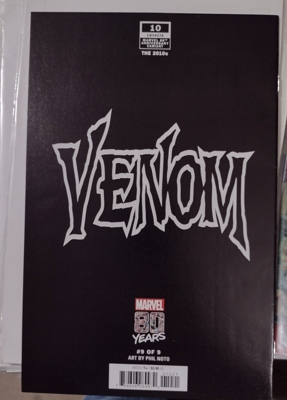 Venom # 10 Legacy 175 2019 Marvel Donnie Cates 80th Anniversary Variant ...