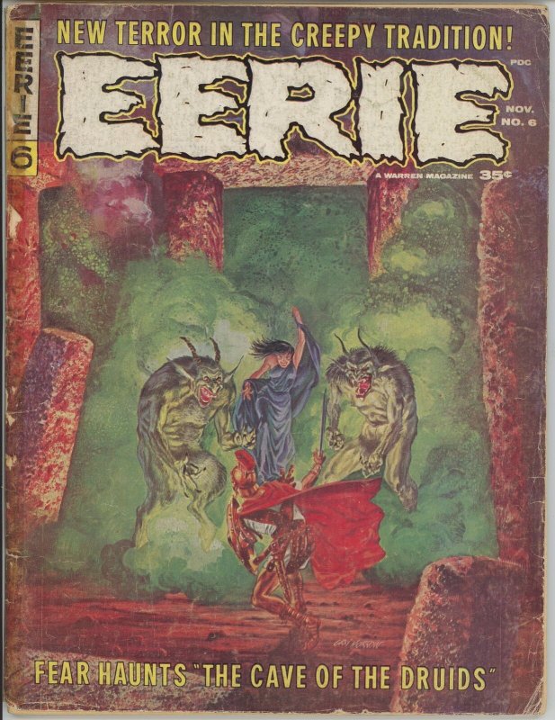Eerie #6 (1966 Warren Magazine) - 2.0 GD *Cave of the Druids* | Comic ...