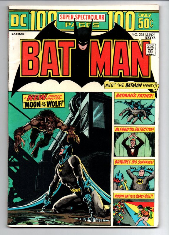 Batman #255 - 1st Anthony Lupus - Werewolf - TAS Story - Neal Adams ...
