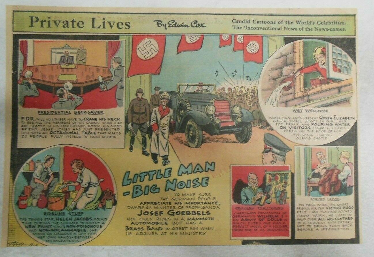 Private Lives: Josef Goebbels, Queen Elizabeth by Edwin Cox from 11/2 ...