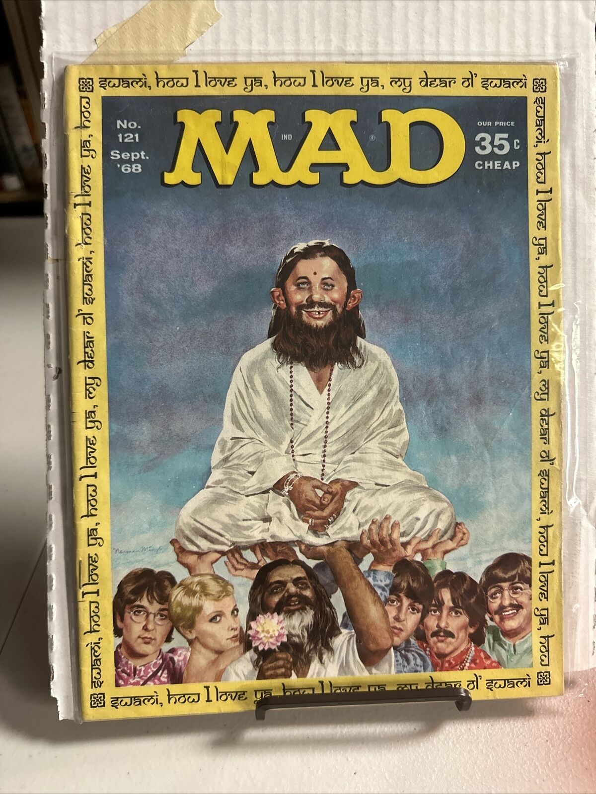 Mad Magazine September 1968 No. 121 The Beatles Comic Book | Comic ...