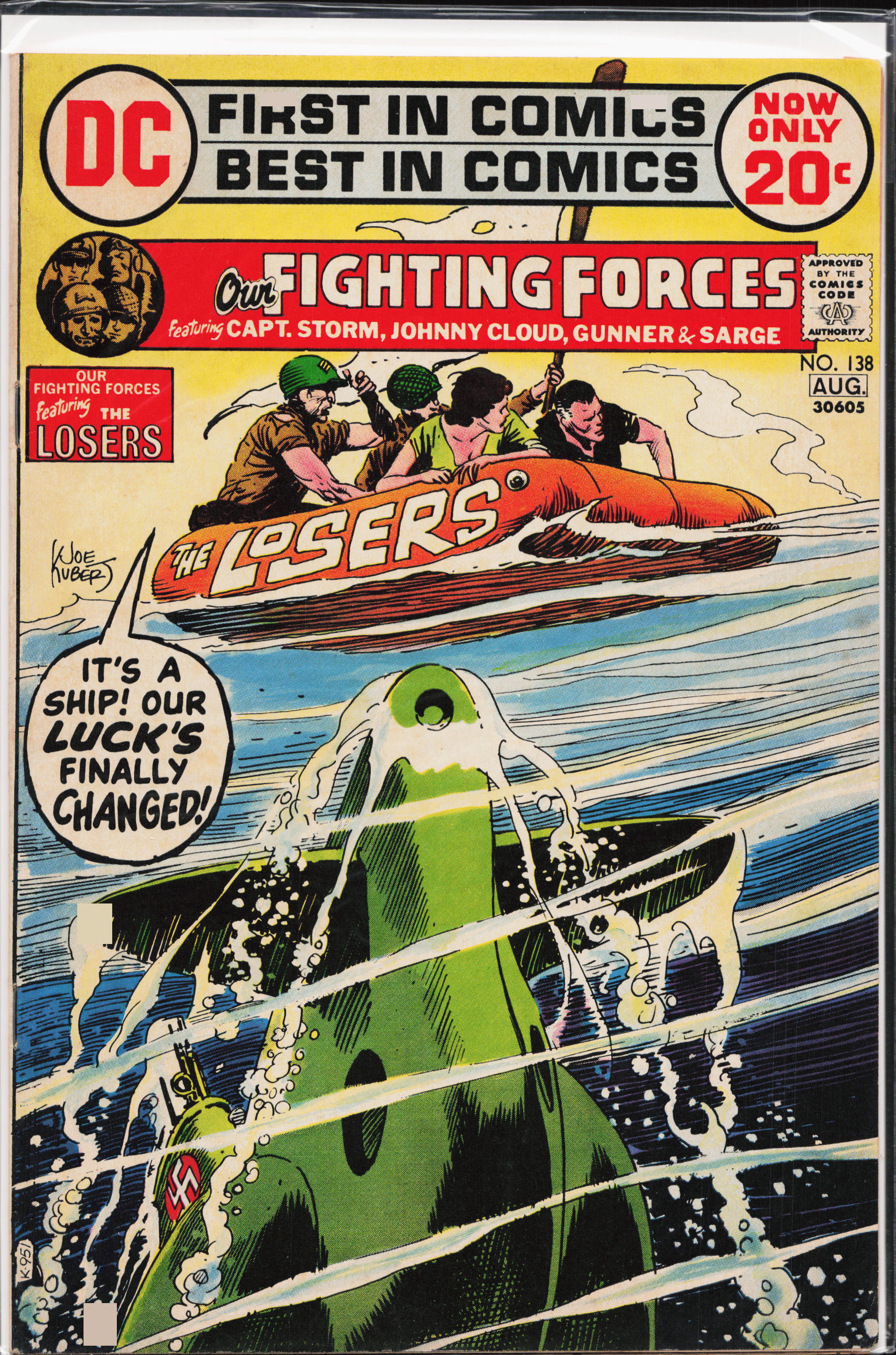 Our Fighting Forces #138 (1972) | Comic Books - Bronze Age, DC Comics ...
