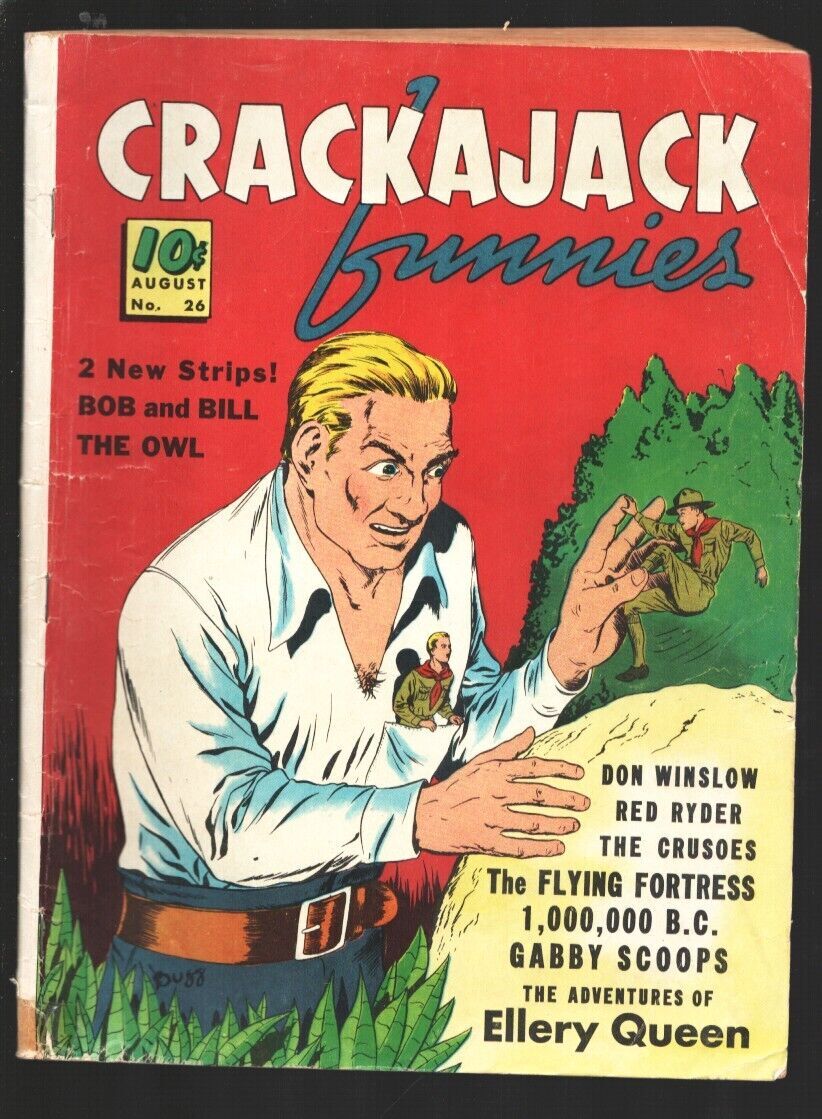 Crackajack Funnies #26 1940- The Owl- Ellery Queen- Red Ryder-Wash Tubbs by R... | Comic Books ...