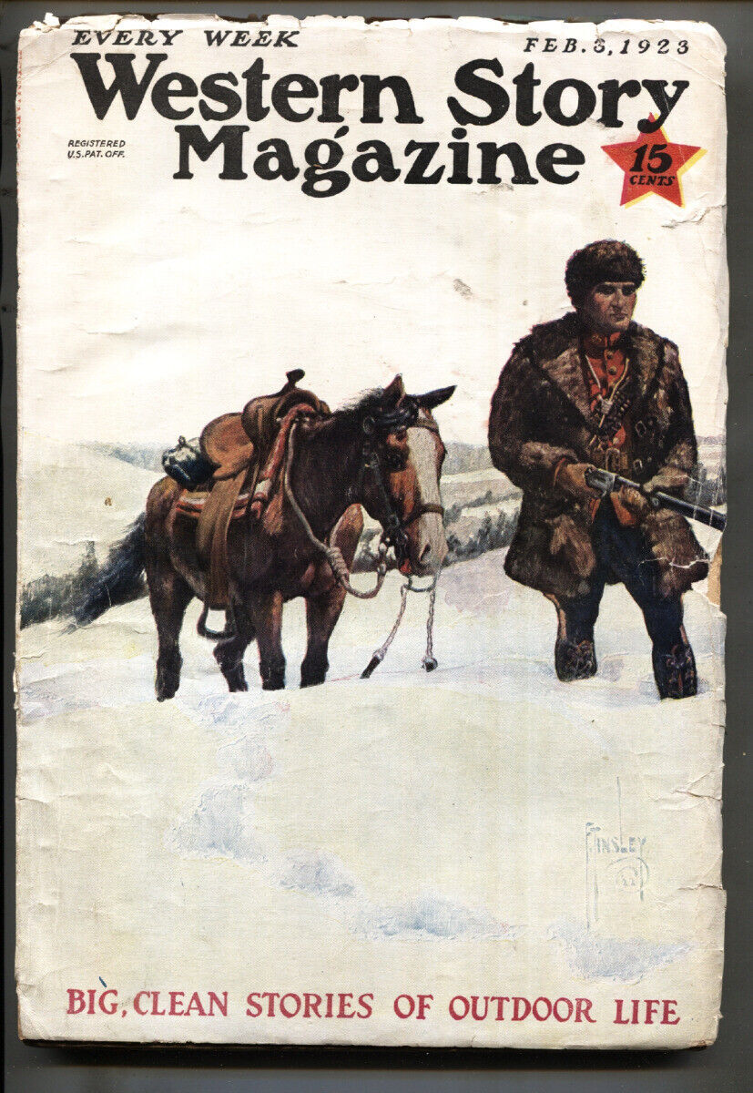 Western Story Magazine --February 3 1923--Edward Leonard--RCMP--Rare ...