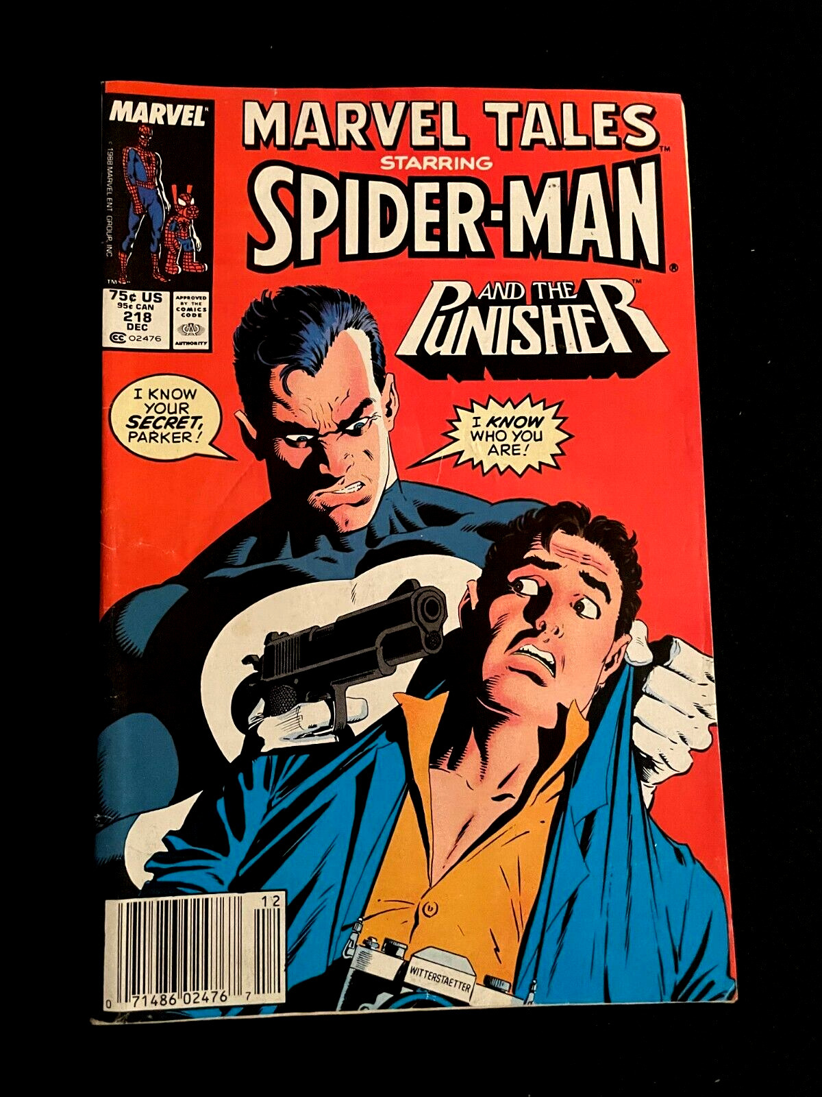 Marvel Tales #218 1988 - Spider-Man and the Punisher | Comic Books ...