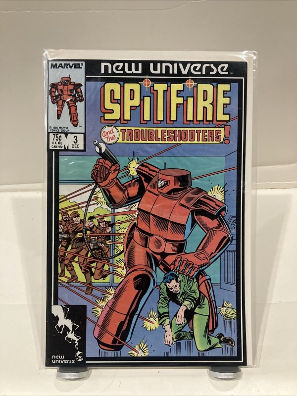 Spitfire and the Troubleshooters #3 Marvel New Universe Vintage Comic ...
