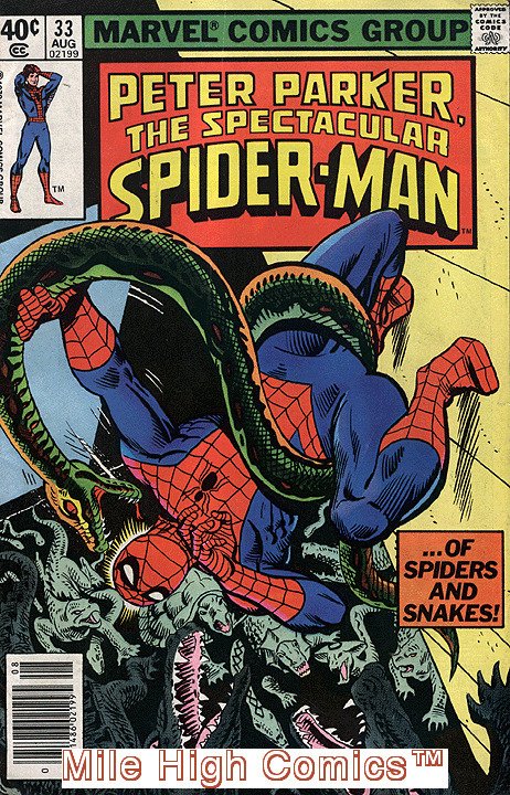 Peter Parker (1976 Series) (Spectacular Spider-Man) #33 Newsstand Fair ...