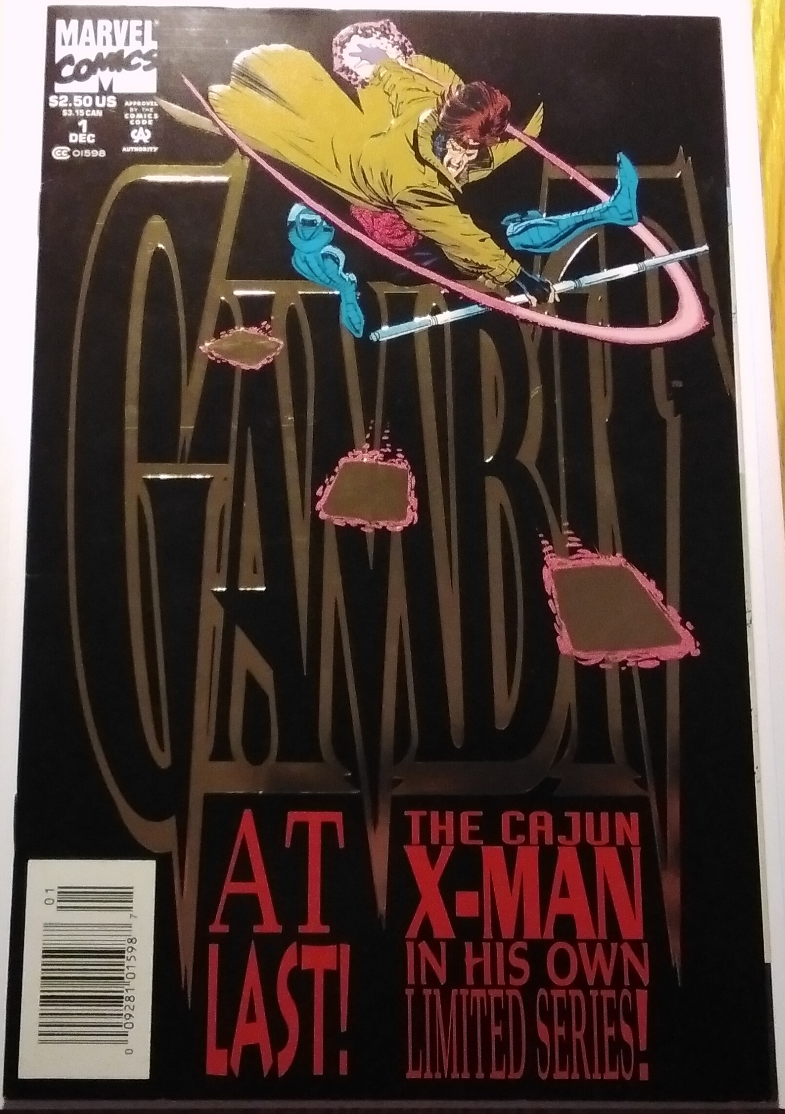 Gambit #1 Newsstand (1993) | Comic Books - Modern Age, Marvel, Gambit ...
