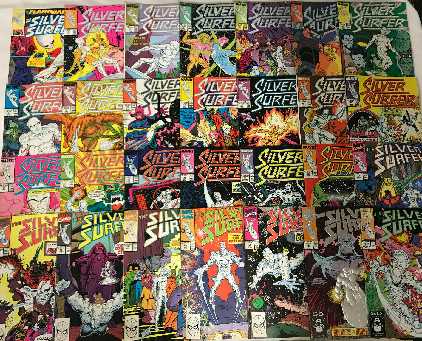 Silver Surfer#1-146 VF/NM LOT 1987 (94 Books) Marvel Comics | Comic ...