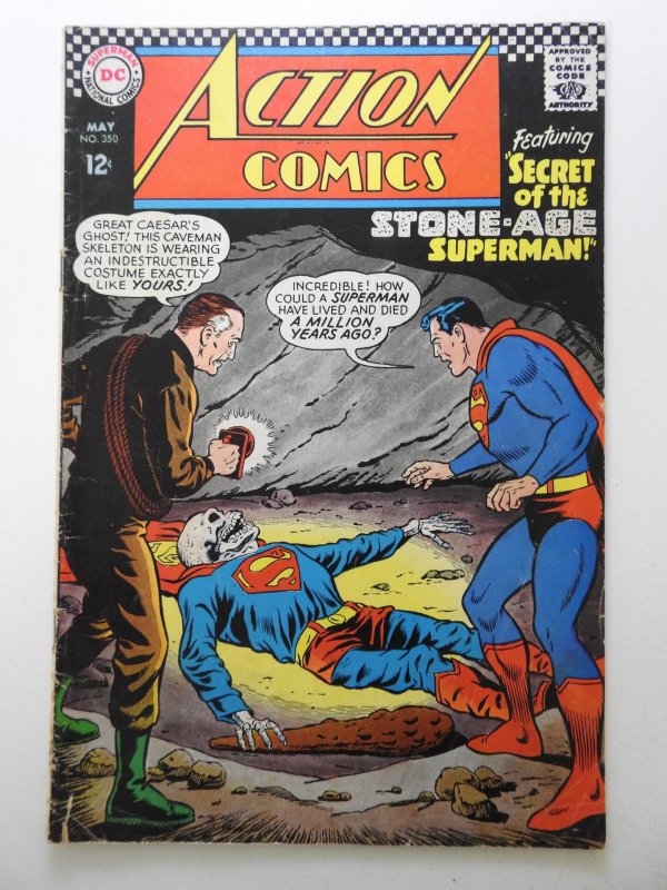 Action Comics #350 (1967) "Stone-Age Superman!" Solid VG Condition ...