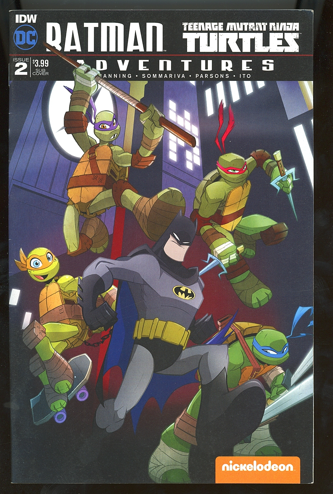 Batman/Teenage Mutant Ninja Turtles Adventures #2 Cover C (2016) Harley ...