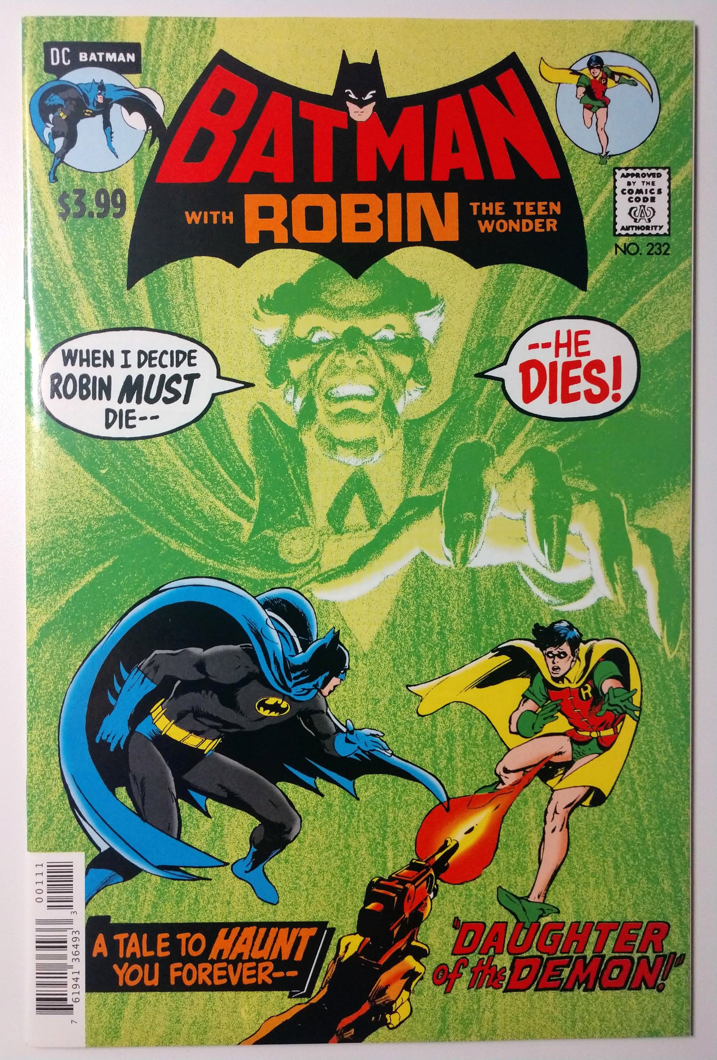 Batman #232 (9.6, 2019) Facsimile, 1ST APP OF RA'S AL GHUL | Comic ...
