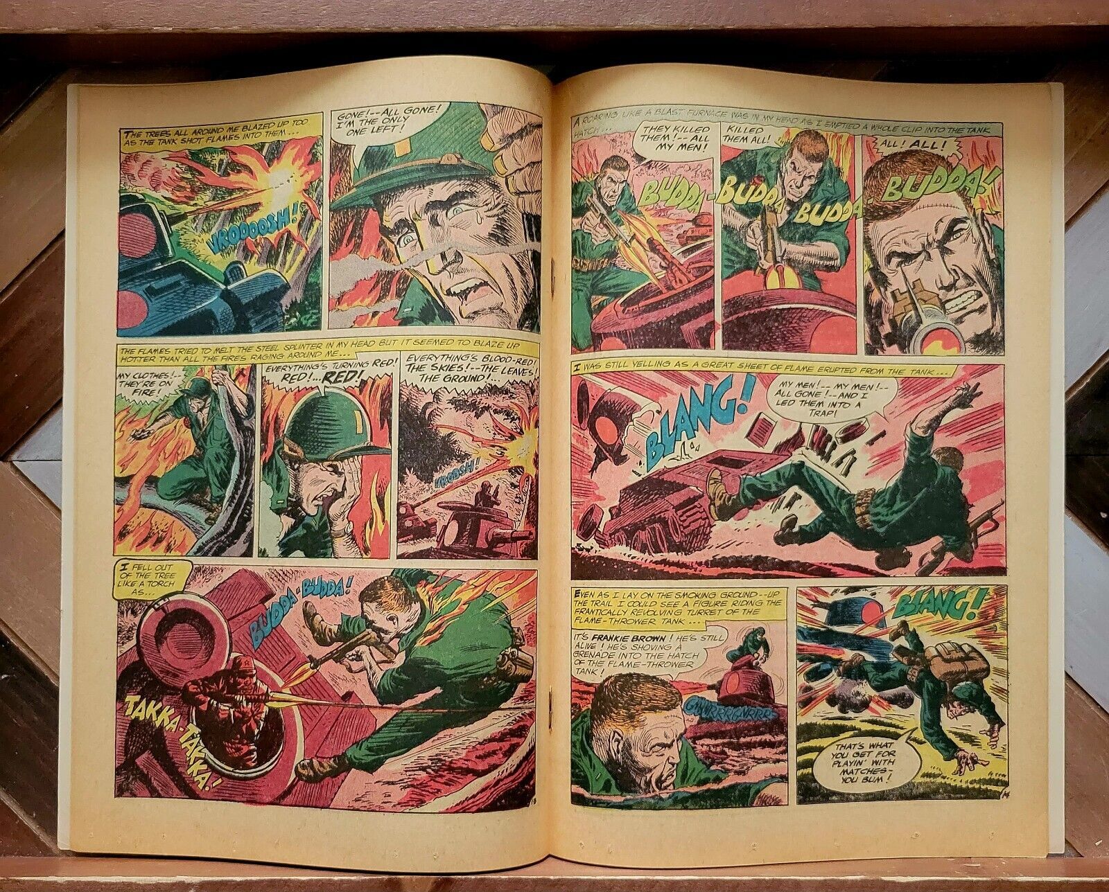 OUR FIGHTING FORCES #96 FN (DC 1965) LT. ROCK "Battle of Fire" (Jack ...