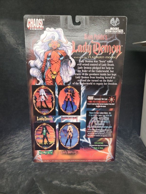 Lady Demon- Chaos Comics Lady Demon Figure 1997 Moore Action ...