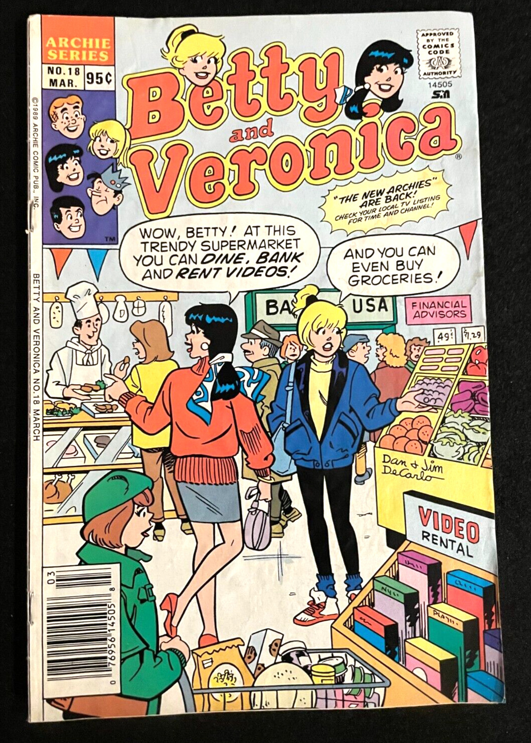 Betty and Veronica #18 1989 - Canadian Newsstand | Comic Books - Copper ...