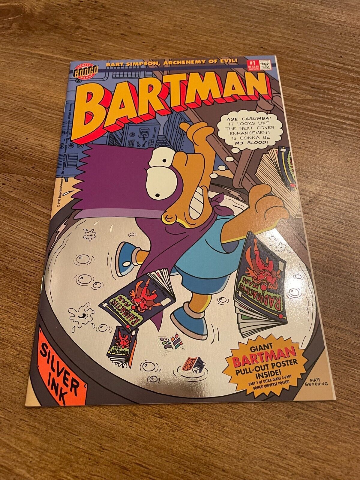 Bartman # 1 NM Bongo Simpsons Comic Book Radioactive Man Homer Lisa ...
