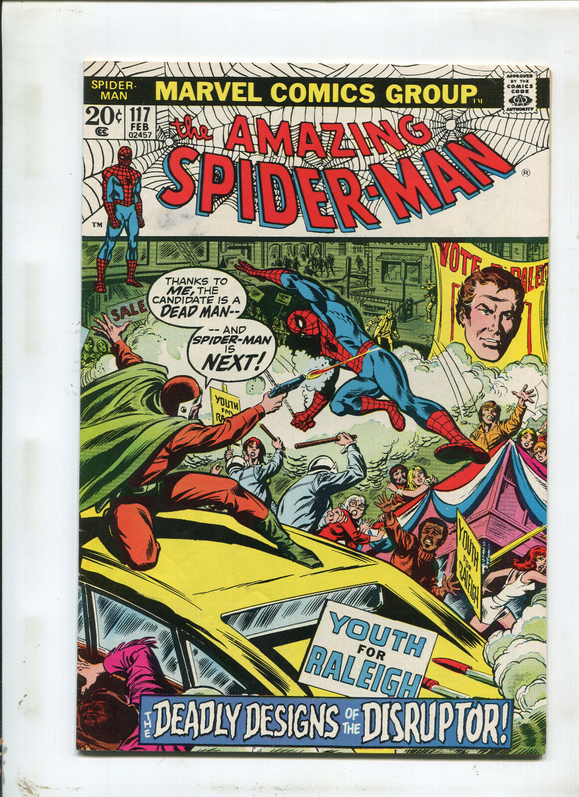 The Amazing Spider-Man #117 (8.0) the Deadly Designs of the Disruptor ...