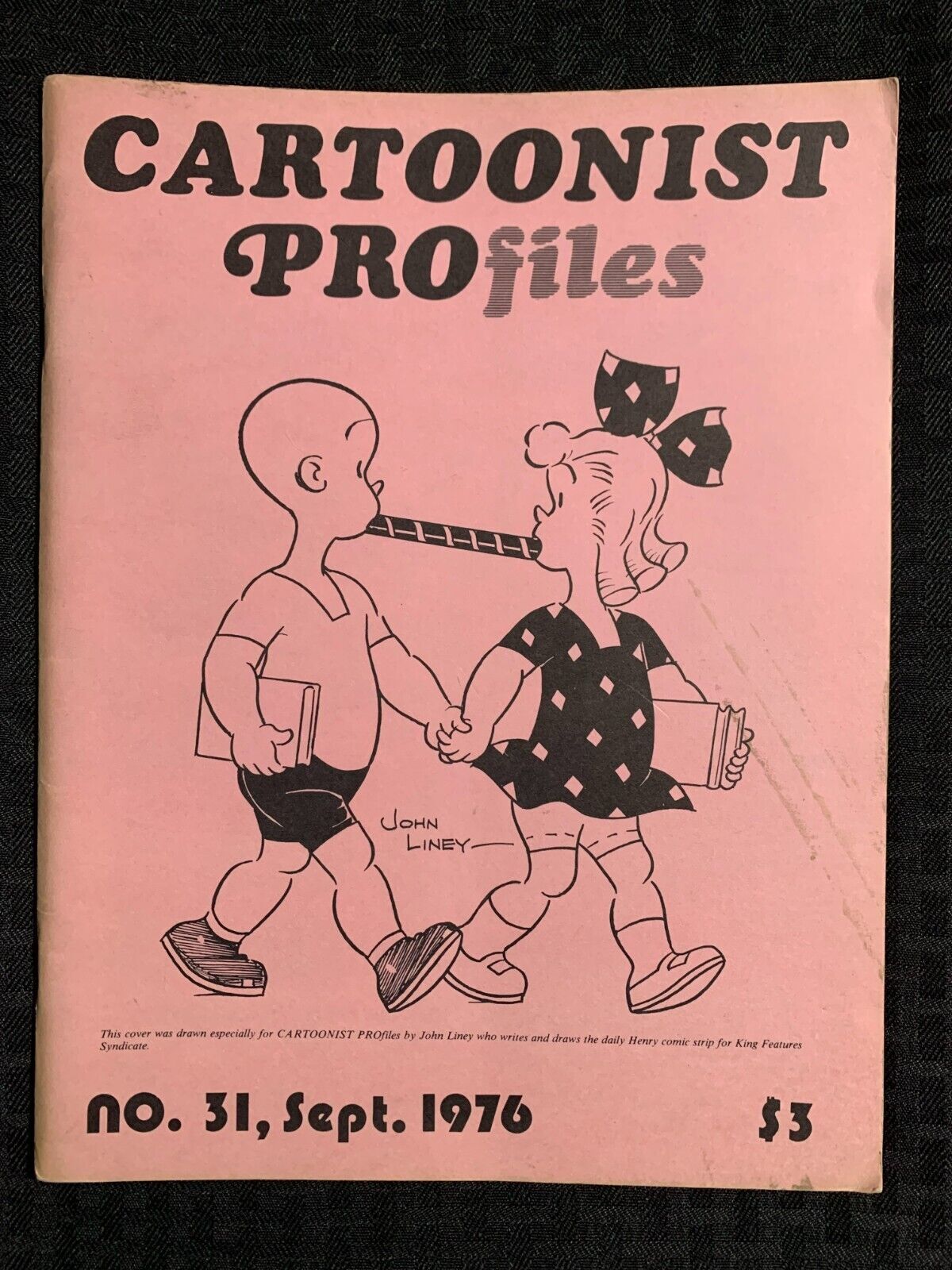 1976 Sept CARTOONIST PROFILES Fanzine #31 FN 6.0 Henry by John Liney ...