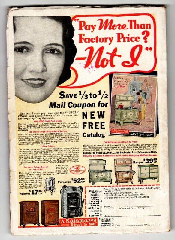 SHADOW 1932 October 15-The Ghost Makers-STREET AND SMITH-RARE PULP vg ...