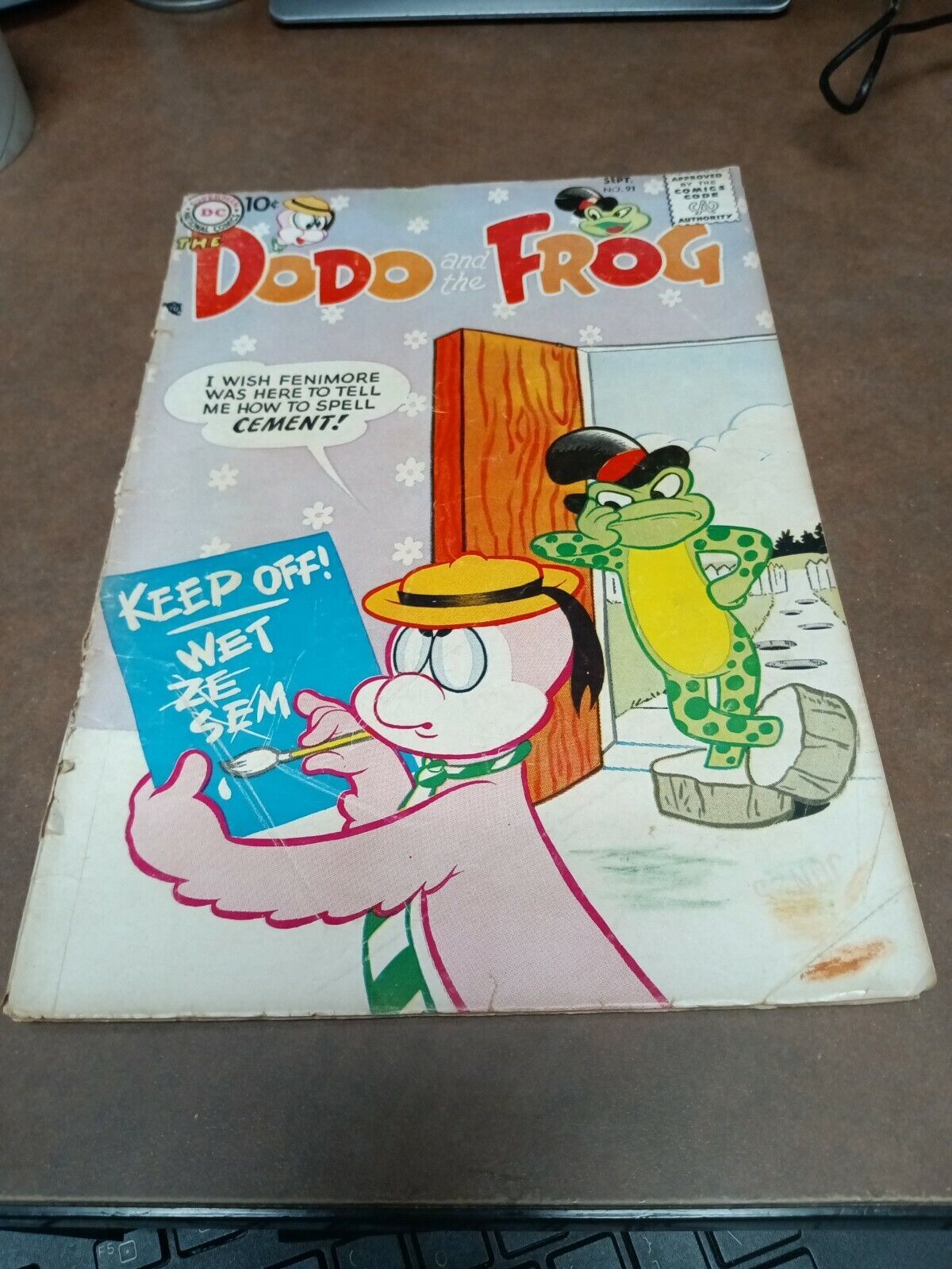 Dodo and the Frog #91 DC comics 1957 silver age funny animal cartoon ...