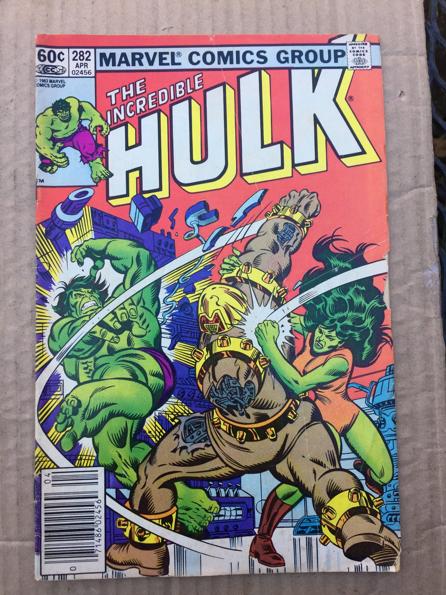 The Incredible Hulk #282 (1983) | Comic Books - Bronze Age, Marvel ...