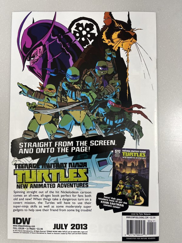 Teenage Mutant Ninja Turtles Micro Series #4 VF Variant | Comic Books ...