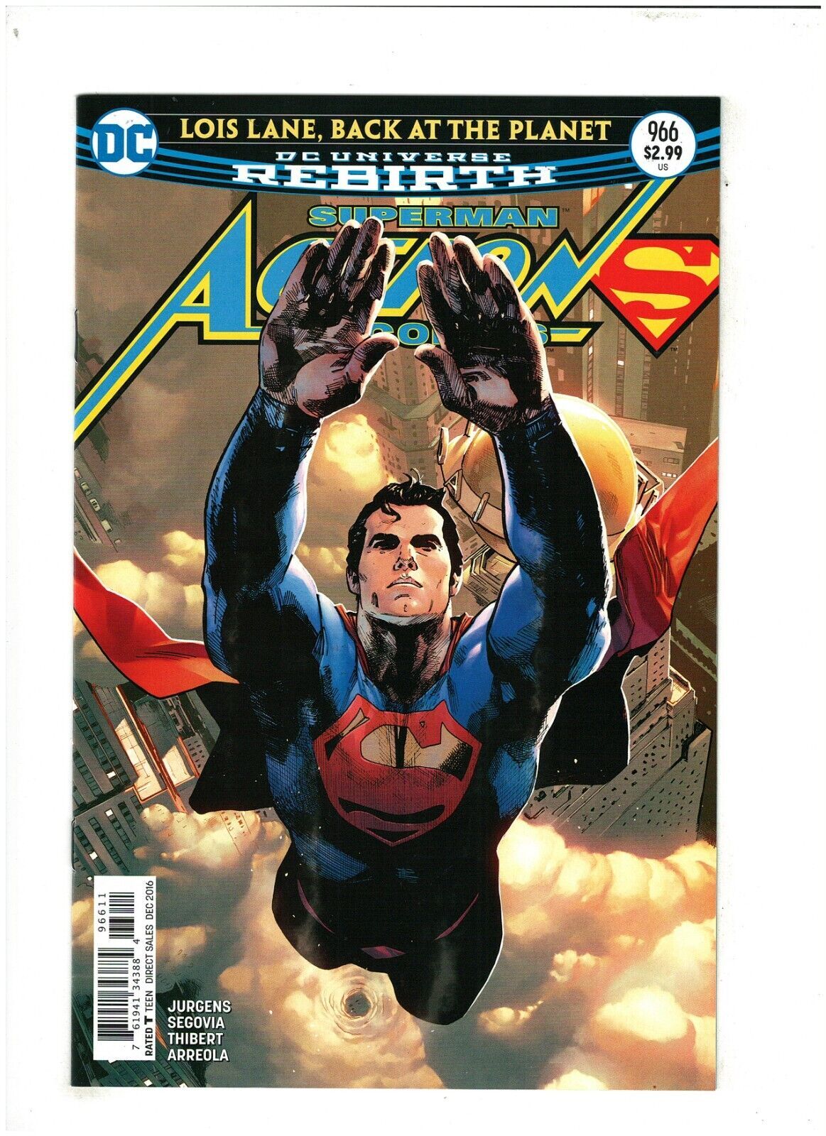Action Comics #966 NM- 9.2 DC Rebirth Clay Mann Cover, Superman Lois ...