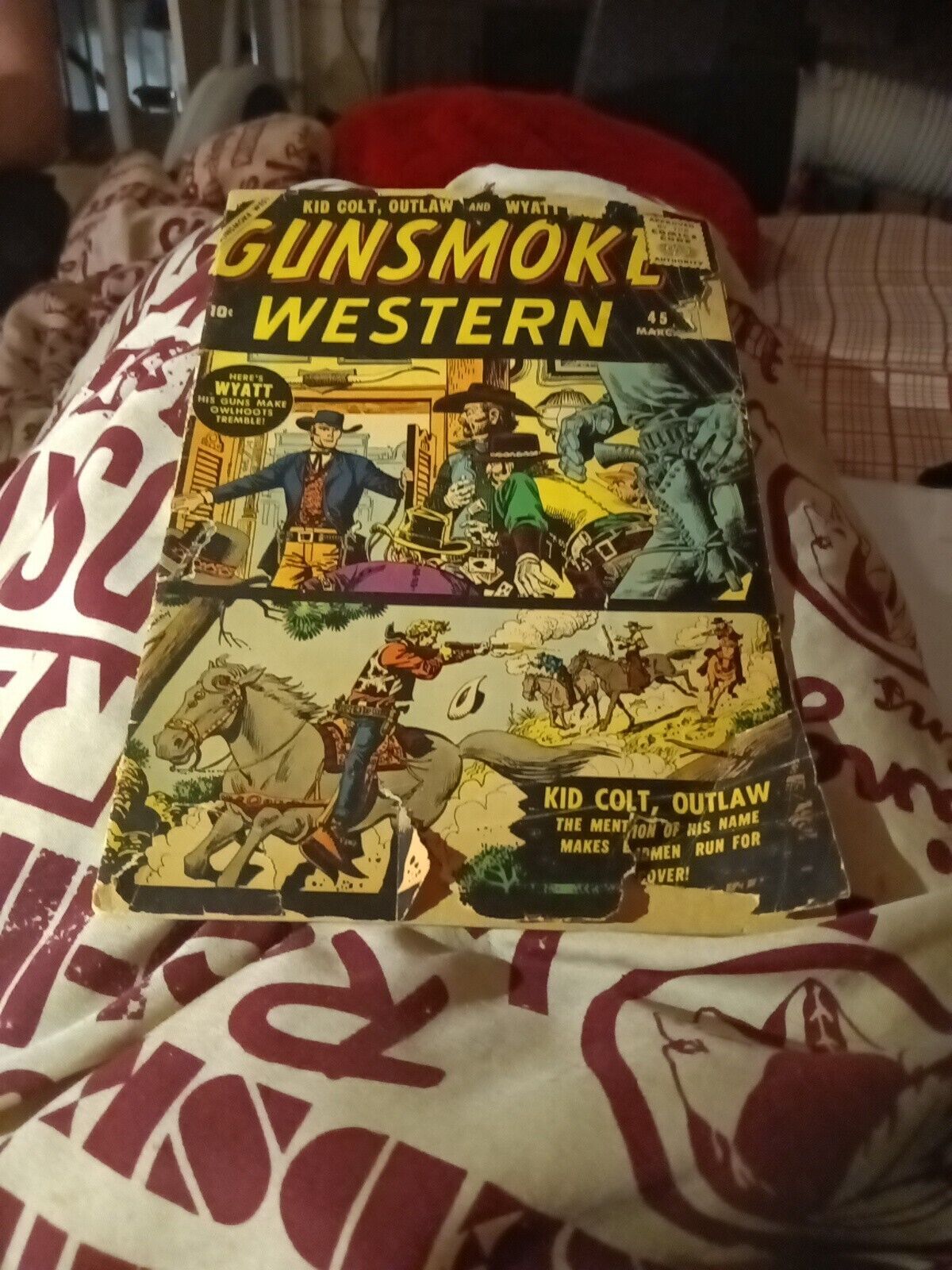 Gunsmoke Western #45 Atlas Comics 1957 Maneely Ayers Wyatt Earp Kid ...